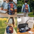 Bulopur Boys 17 Inch School Backpack, 4 in 1 Fire Ice Basketball Print ...