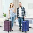 Luggage Sets 3 Piece Hardside Durable Suitcase Sets Clearance Luggage ...