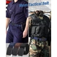 AWAYTR Nylon Belt for Mens- No Hole Golf Belt with Metal Buckle for ...