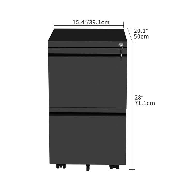 Trexus Filing Cabinet Steel Lockable 2 Drawer | Cabinets Matttroy