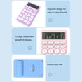 12 Digits Electronic Calculator Colorful and Functional Desk Calculator ...