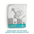 Spasilk Baby Soft Cloths Washclothes, Cotton Terry Hooded Towel & Bath ...
