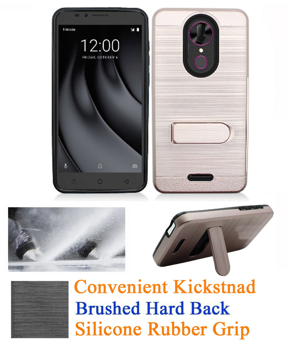for 6" T-Mobile REVvL + PLUS coolpad Case Phone Case Kick stand Hard ...