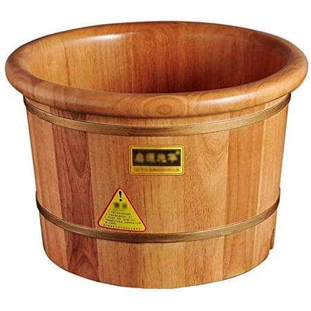 Foot Massager Oak Footbath, Foot Bath Barrel for Household, Foot ...