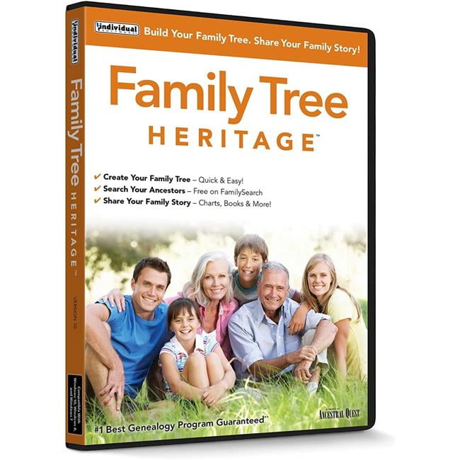 Individual Software PVE-FD10 Family Tree Heritage 10 Learning Software ...