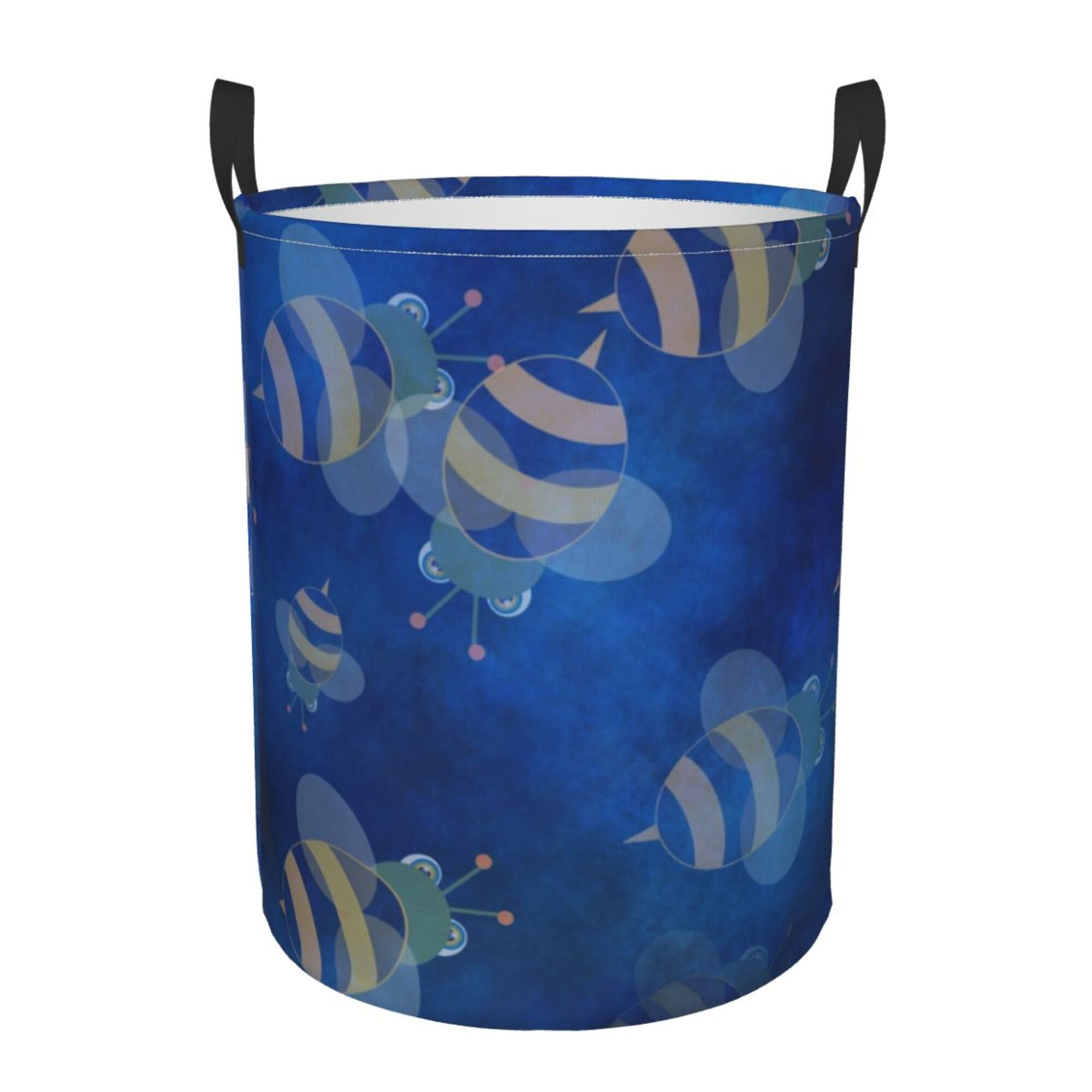 LNWH Laundry Basket, Bees Seamless Repeat Pattern Foldable Laundry ...