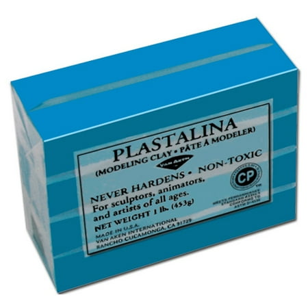 VAN AKEN INTERNATIONAL 10106 PLASTALINA MODELING CLAY ULTRA BLUE 1LB ...