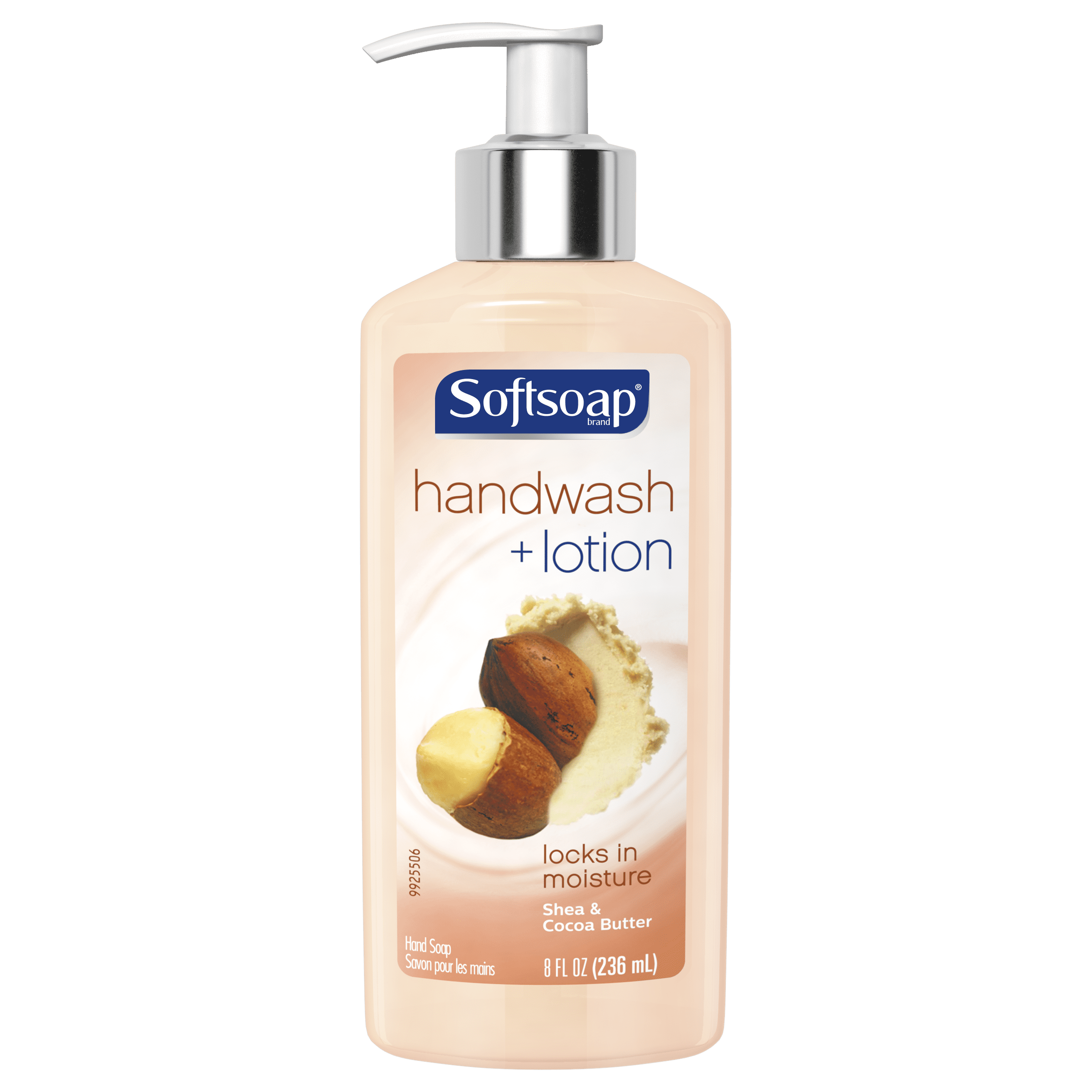 Softsoap Hand Wash Plus Lotion Pump, Shea and Cocoa Butter - 8 oz ...