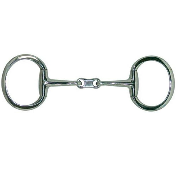 5 in. French Link Flat Ring Eggbutt Snaffle Bit - Walmart.ca