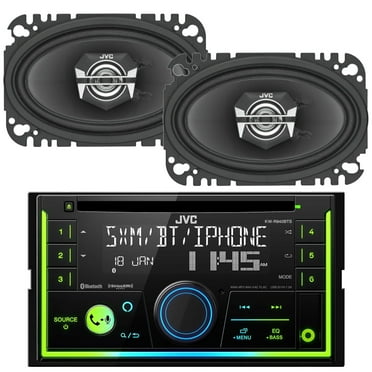 JVC Mobile KW-V140BT 6.2" Double-DIN In-Dash DVD Receiver & CS-J620 ...