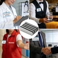 Magnetic Name Tag Holders with Strong Magnets for Securely Attaching ID ...