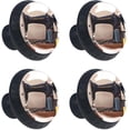 FUGee-4 Pcs Cabinet Dresser Knobs Old Sewing Machine with Scissors and ...