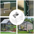 100 Stainless Steel Greenhouse Fasteners Clips Glass Panel Holders 1 ...