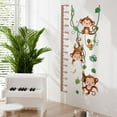 SPOORYYO Monkey-Themed Growth Chart Wall Stickers - Set of 2 for ...