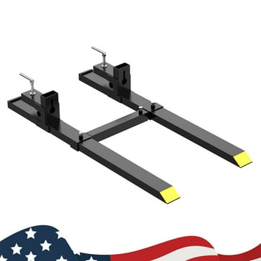 Rugerasy 45Inch Pallet Fork Frame with Quick-Tach Attachment,Capacity ...