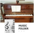 Music Sheet Folder Piano Book Storage Sheet Music Organizing Plastic ...