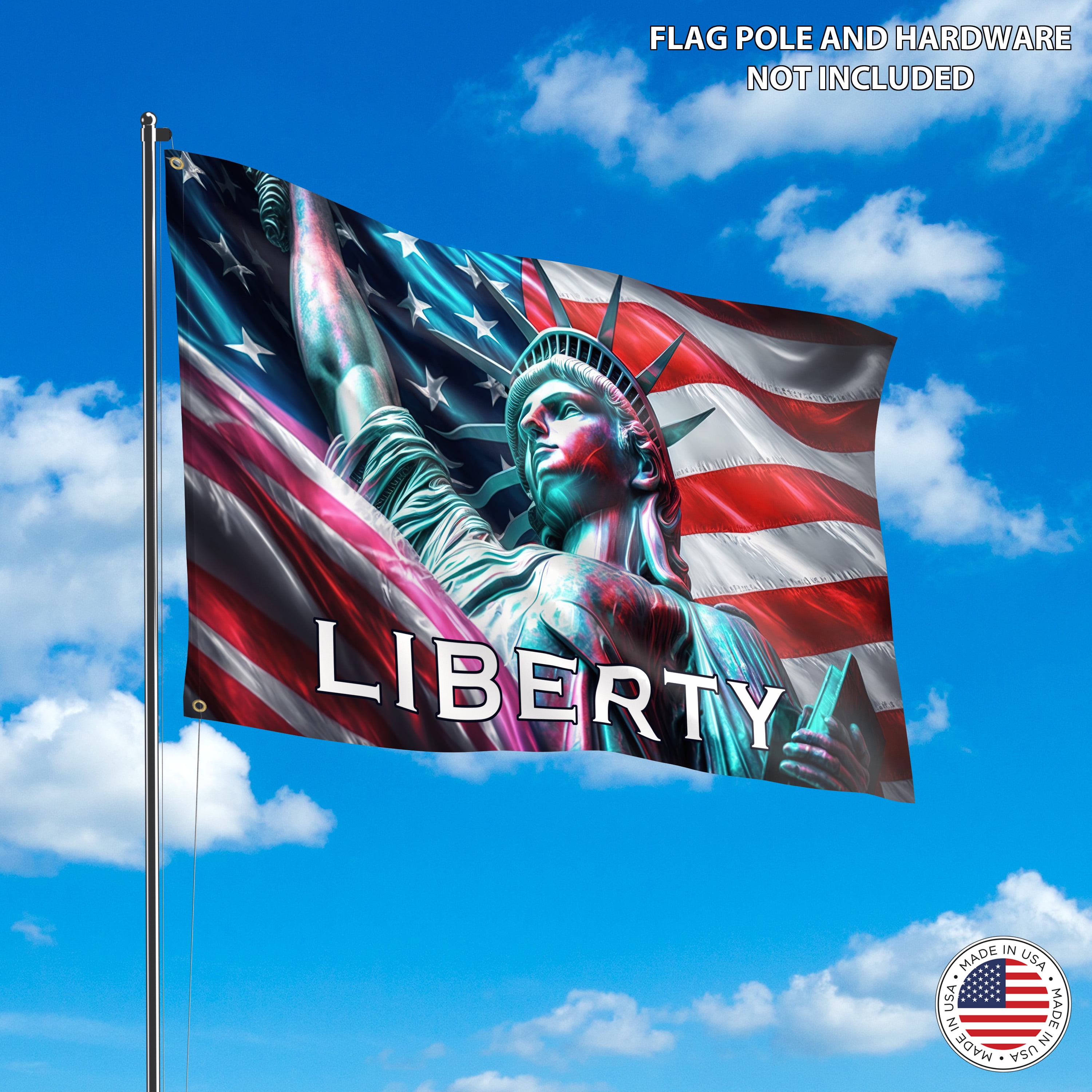 Statue of Liberty 3x5 flag by Ashton - Walmart.com