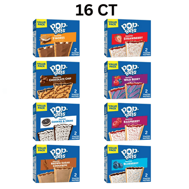 Pop Tarts Frosted Strawberry Assorted Variety Pack - Box of 48 ...