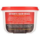 Bacon Up 100% Authentic Bacon Grease, Savory Frying & Cooking Oil, 14 ...