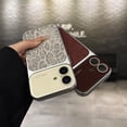 Leopard Cheetah Leather Back Camera Protect Phone Case for iPhone (Pink ...