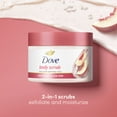 Dove Body Scrub White Peach And Crushed Rice 10 5 Oz