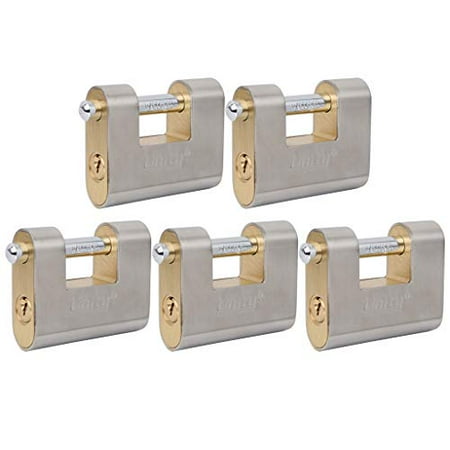 Keyed Alike Stainless Steel Armored Block Lock (70mm),Weather Resistant ...