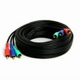 CRISP- 25Ft 3 Rca Male To Male Cable Component Video Cord Ypbpr Red ...