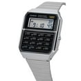 Casio Vintage Digital Calculator Stainless Steel Quartz CA-500WE-1A Men ...