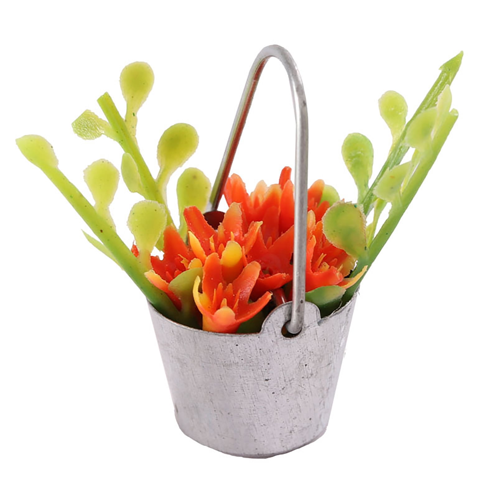 Skindy Fine Workmanship Miniature Flower Pot - Decorative Plastic Kids ...