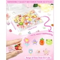EP 100PCS Cute Slime Charms Bulk Set – Kawaii Flatback Resin Charms for ...