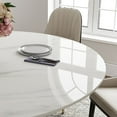 Walmart Black Friday Deals 2025 - POVISON 47"Modern Round White Dining ...