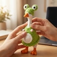 Desk Goose Outfit Spring Mini Desktop Goose Knitted Clothes Cute ...