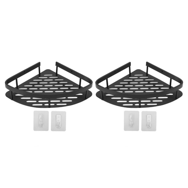 Triangular Shower Shelf Punch Free Rustproof Aluminum Shower Corner ...