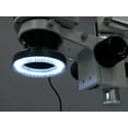 AmScope 60-LED Microscope Ring Light Illuminator with Adapter and ...