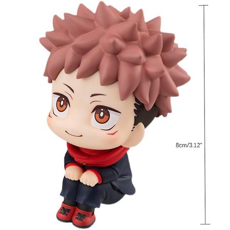 Mini Anime Jujutsu Figurine Modle Sitting Standing Gojo Satoru Itadori ...