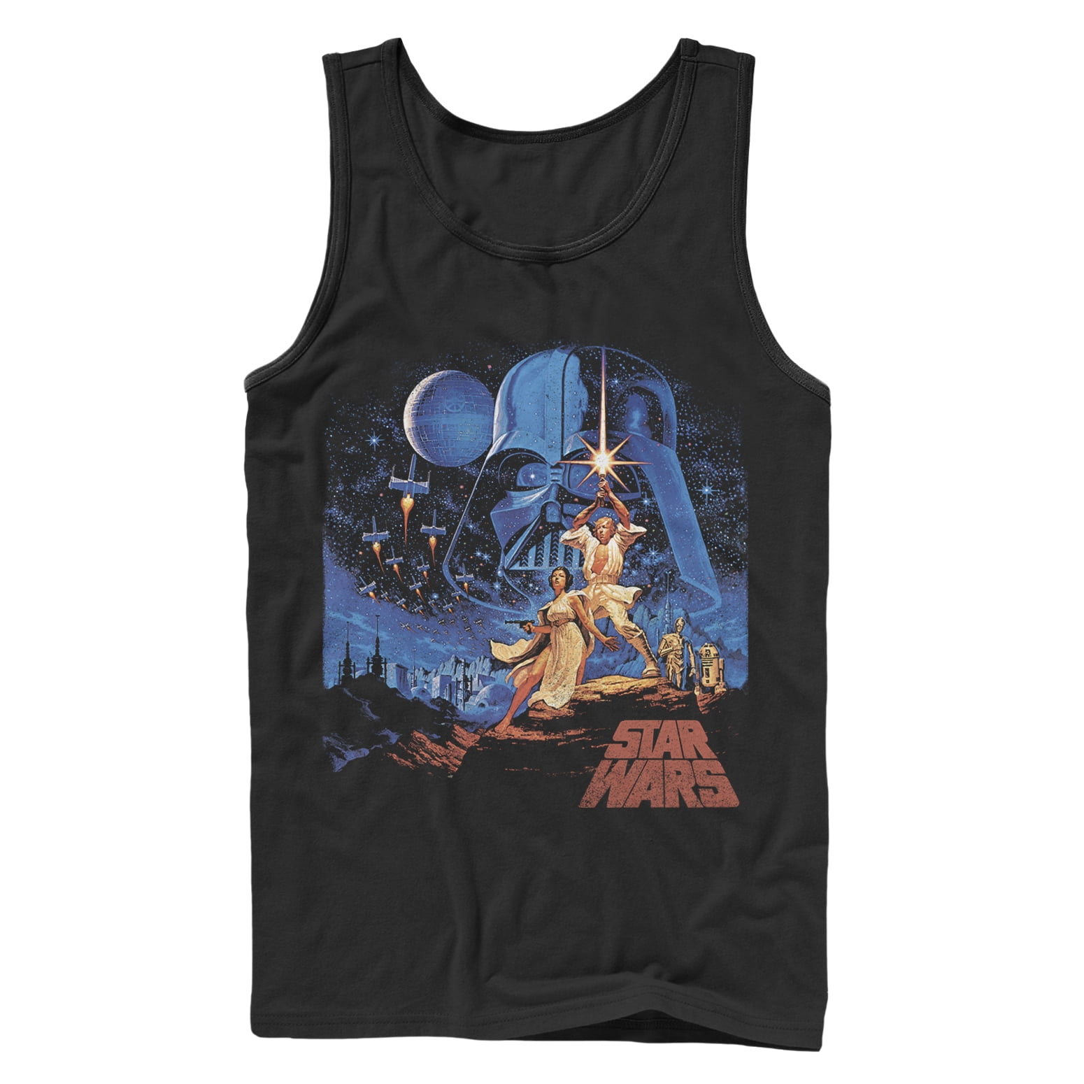 Men's Star Wars Classic Scene Tank Top Black Large - Walmart.com