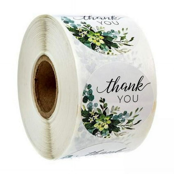 Siruishop 5x500 Pieces Thank You Stickers Scrapbook Decals for Baking ...