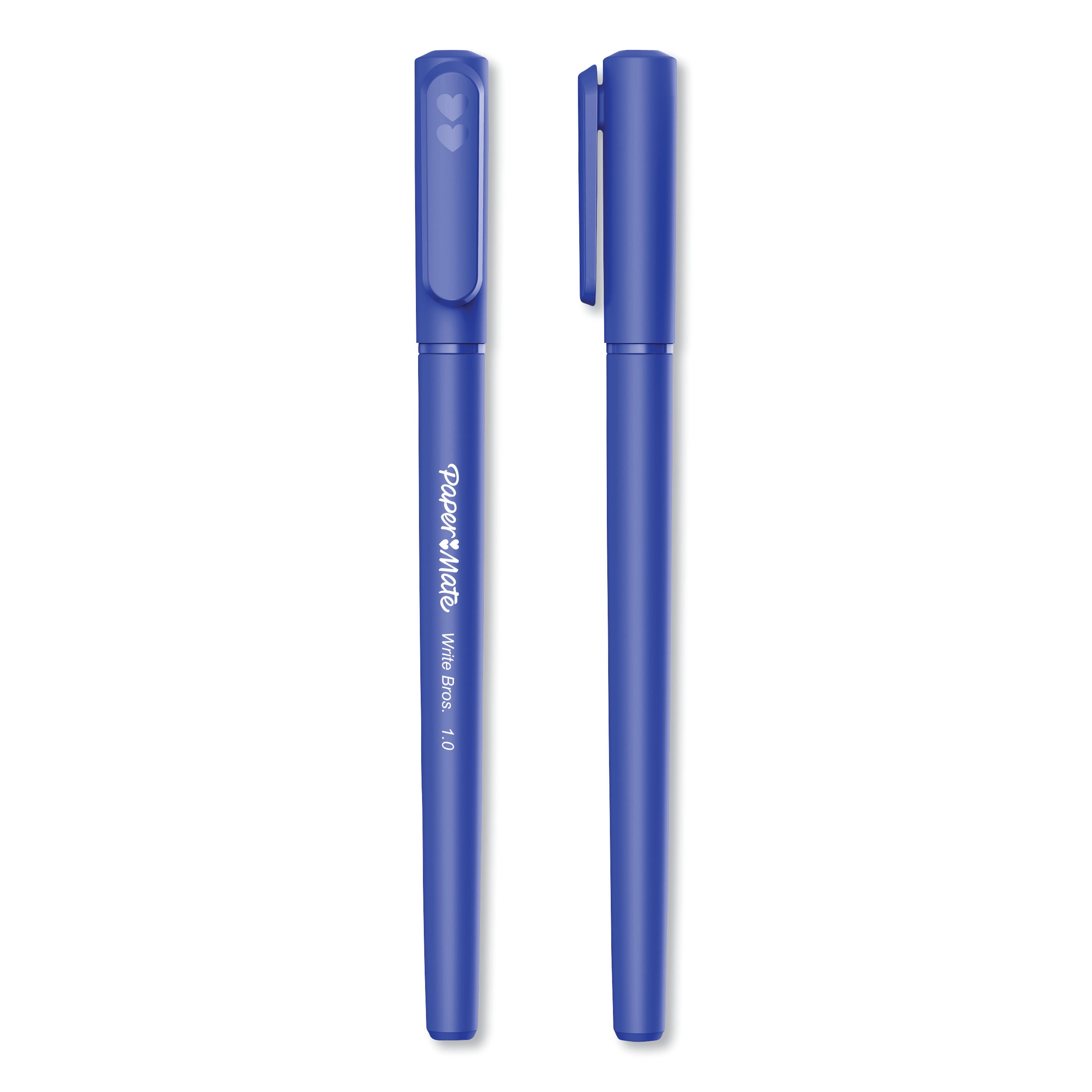Paper Mate Write Bros. Stick Ballpoint Pen, Medium 1 mm, Blue Ink, 120 ...