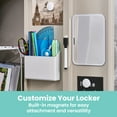 Lockermate 7-Piece Locker Kit® with 12" Stac-a-Shelf®, White, All Ages ...
