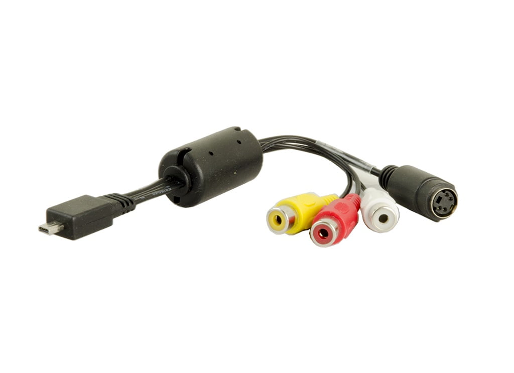 A/V Adapter Cable S-Video Composite Video and Left and Right Audio ...