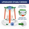 JoyStone Portable Sport Water Basketball Hoop for Poolside Game, with 3 ...