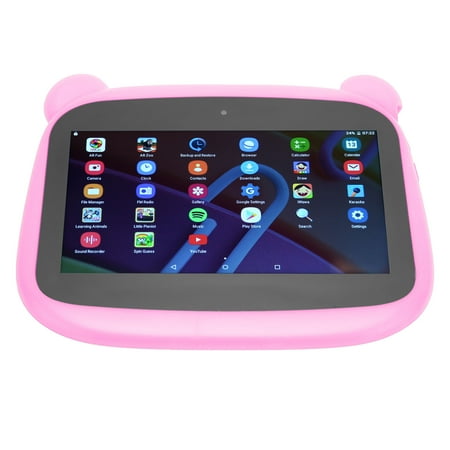 7 Inch Kids Tablet, Cartoon Bear Shape Octa Core Processor Kids Tablet ...