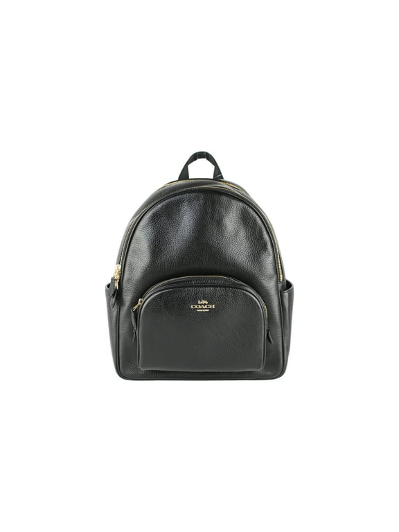Coach Mini Court Backpack with Multiple Pockets and Adjustable Straps ...