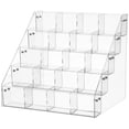 5-Tier Sticker Acrylic Display Stand, Clear Sticker Holder with 20 ...