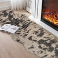 Extra Large Plush Bedroom Rug | 5.9ft Soft Velvet Fleece Carpet | Water ...
