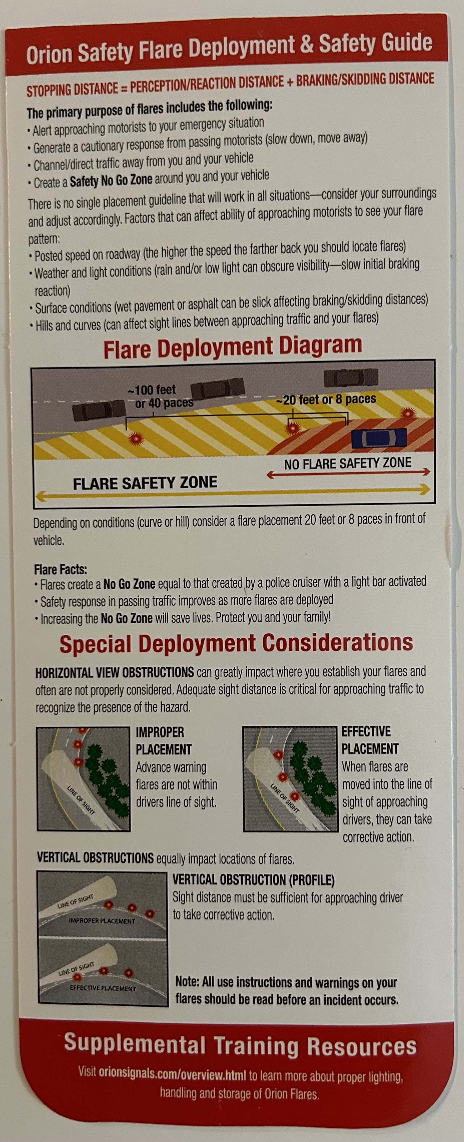 Orion 15 Minute Flares with Light Stick, Set of 3 Nepal | Ubuy