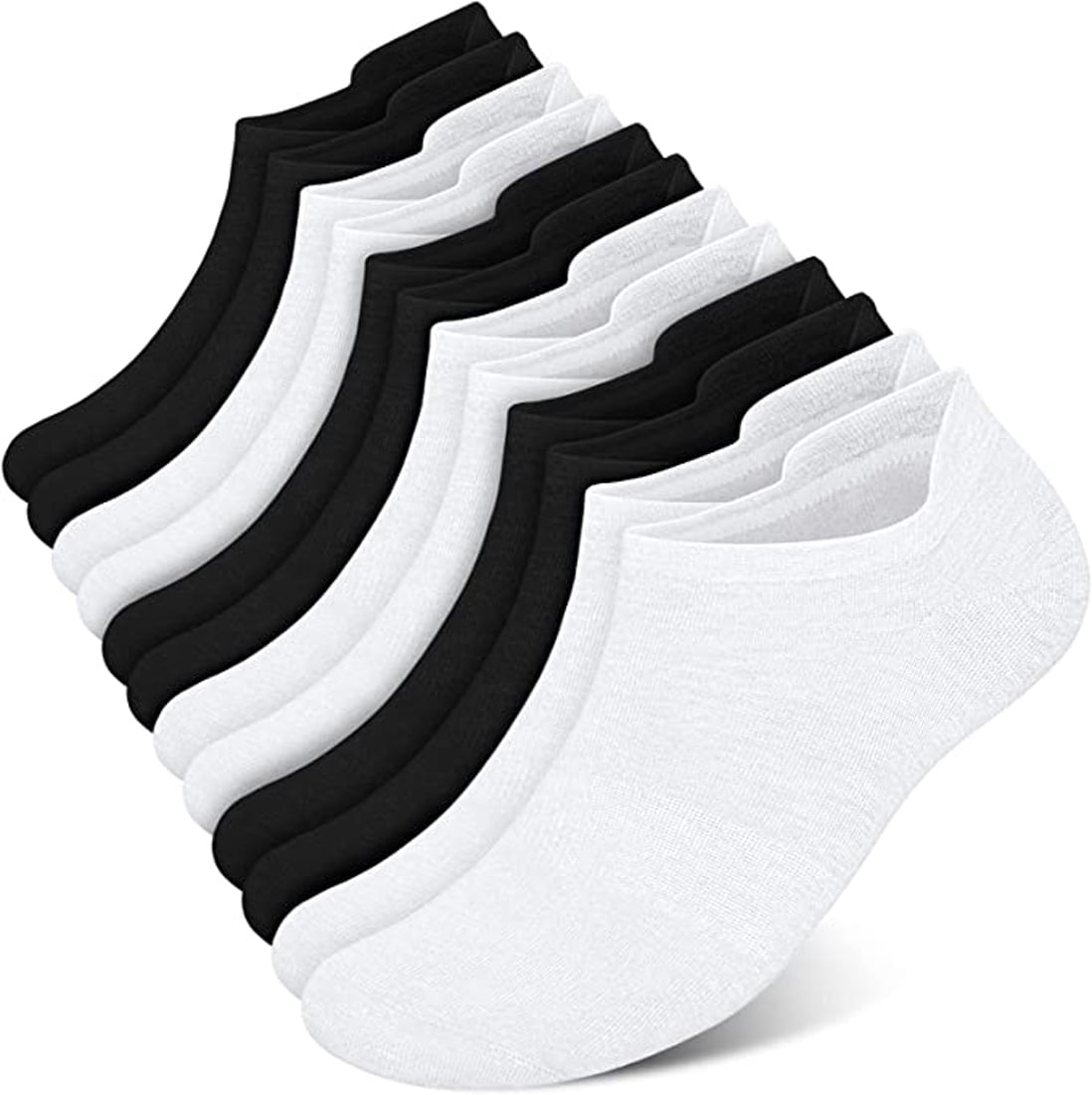 6 Pairs No Show Socks for Men,Mens Low Cut Invisible Ankle Socks,Non ...