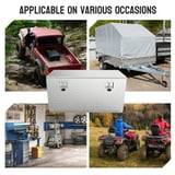 TUFFIOM 36 inch Aluminum Truck Toolbox, Dual Lock & Keys, Storage for ...