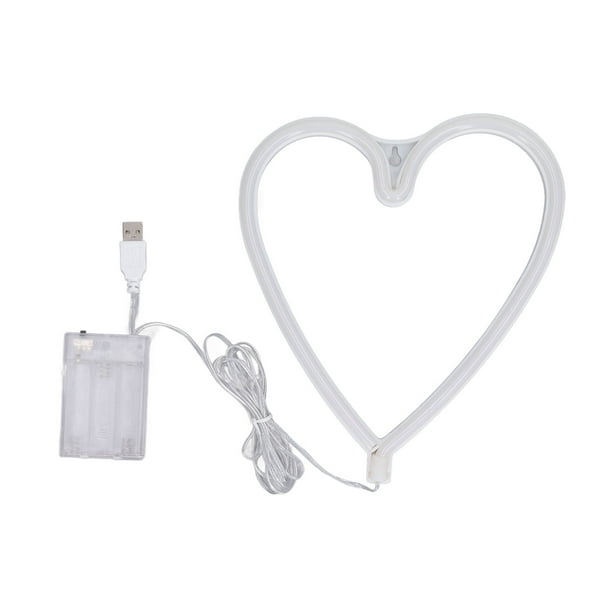 Heart Shaped Neon Light,LED Neon Light Heart LED Neon Light Colorful ...