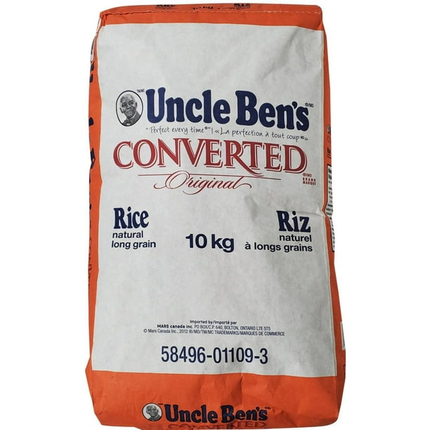 Uncle Bens Original Converted Rice Long Grain Rice, 10 KG - Walmart.ca